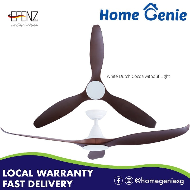 Efenz 34"/40"/46"/52"/60" Down Rod Ceiling Fan 2-Way ECM DC Motor with ...