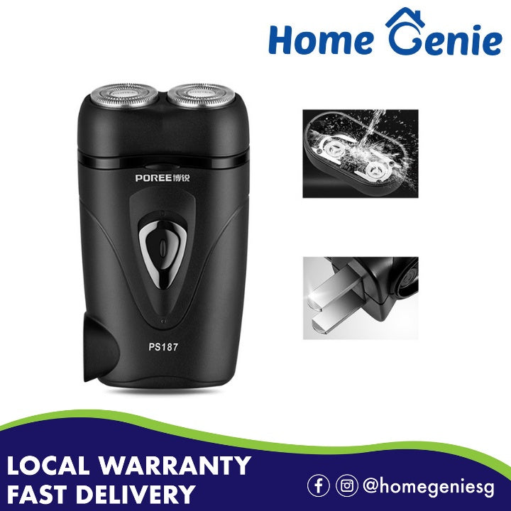 Poree Dual Blade Electric Shaver PS187 – homegenie.com.sg