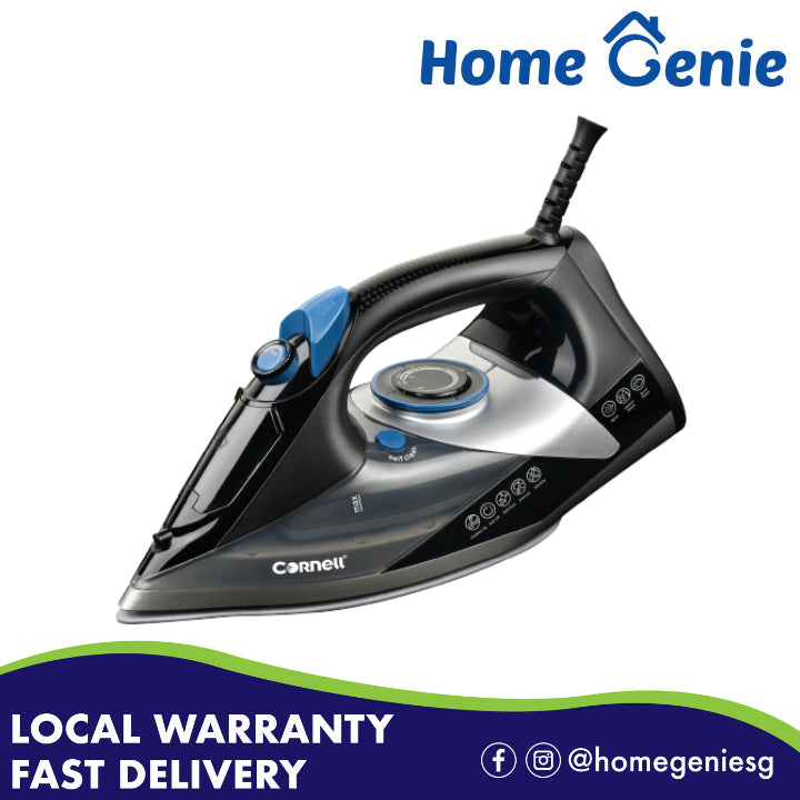 Cornell Electric Steam Iron 2600w CSI-E26BK Automatic Shut-Off ...