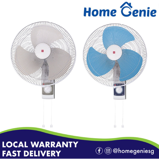 KDK 16" Wall Fan M40CS (Grey / Blue) – homegenie.com.sg